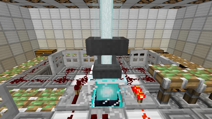 Steve was sqaushed by a falling anvil. Minecraft Blog