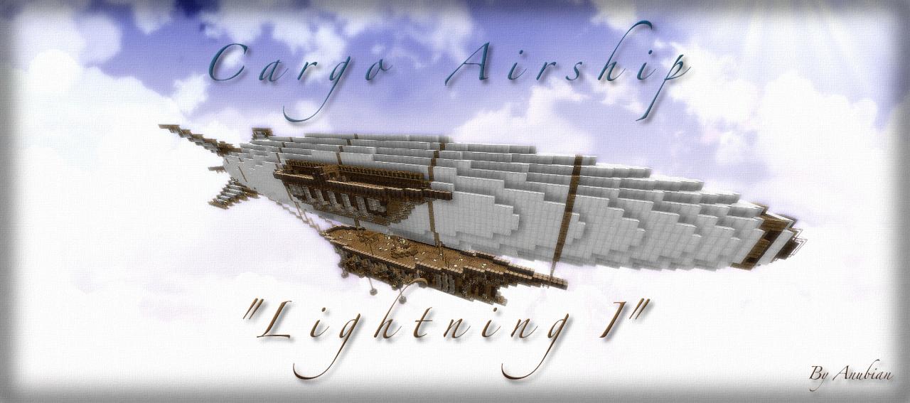 "Lightning I" - Steampunk Cargo Airship Minecraft Map