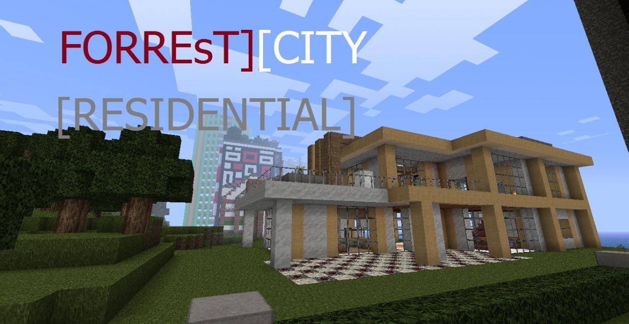 Forrest City: Residential Minecraft Map