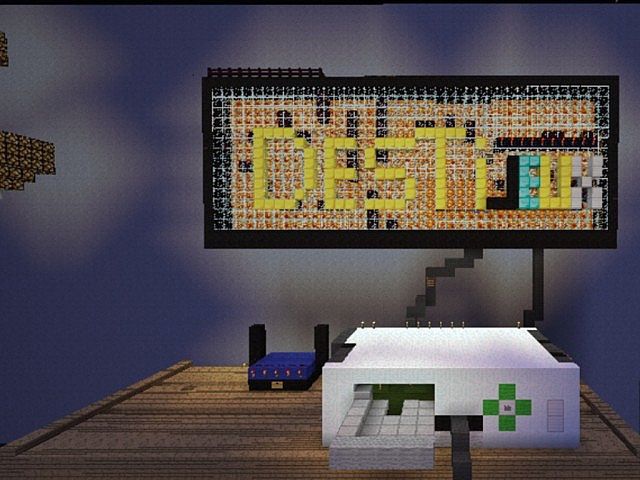 3D game room Minecraft Map
