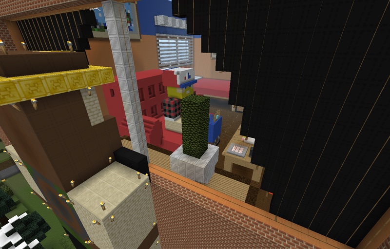 3D game room Minecraft Map