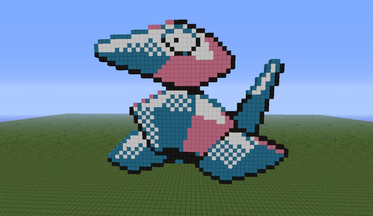 Pokemon Pixel Art (121 - 140) Minecraft Map