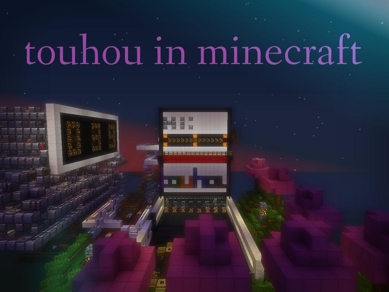 [Minigame][Vanilla] Touhou in Minecraft- Scarlet Moon Minecraft Map