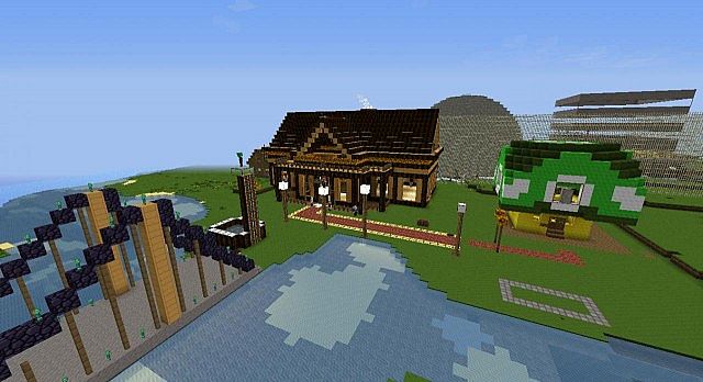 Spawn Point House Minecraft Map
