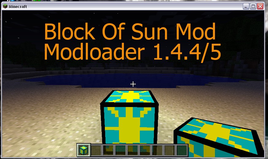 [Modloader] 1.4.4./5 Block Of Sun Mod Minecraft Mod