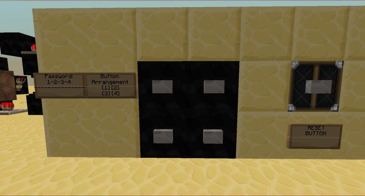 CNBMinecraft's password door fix! EASY! Minecraft Map
