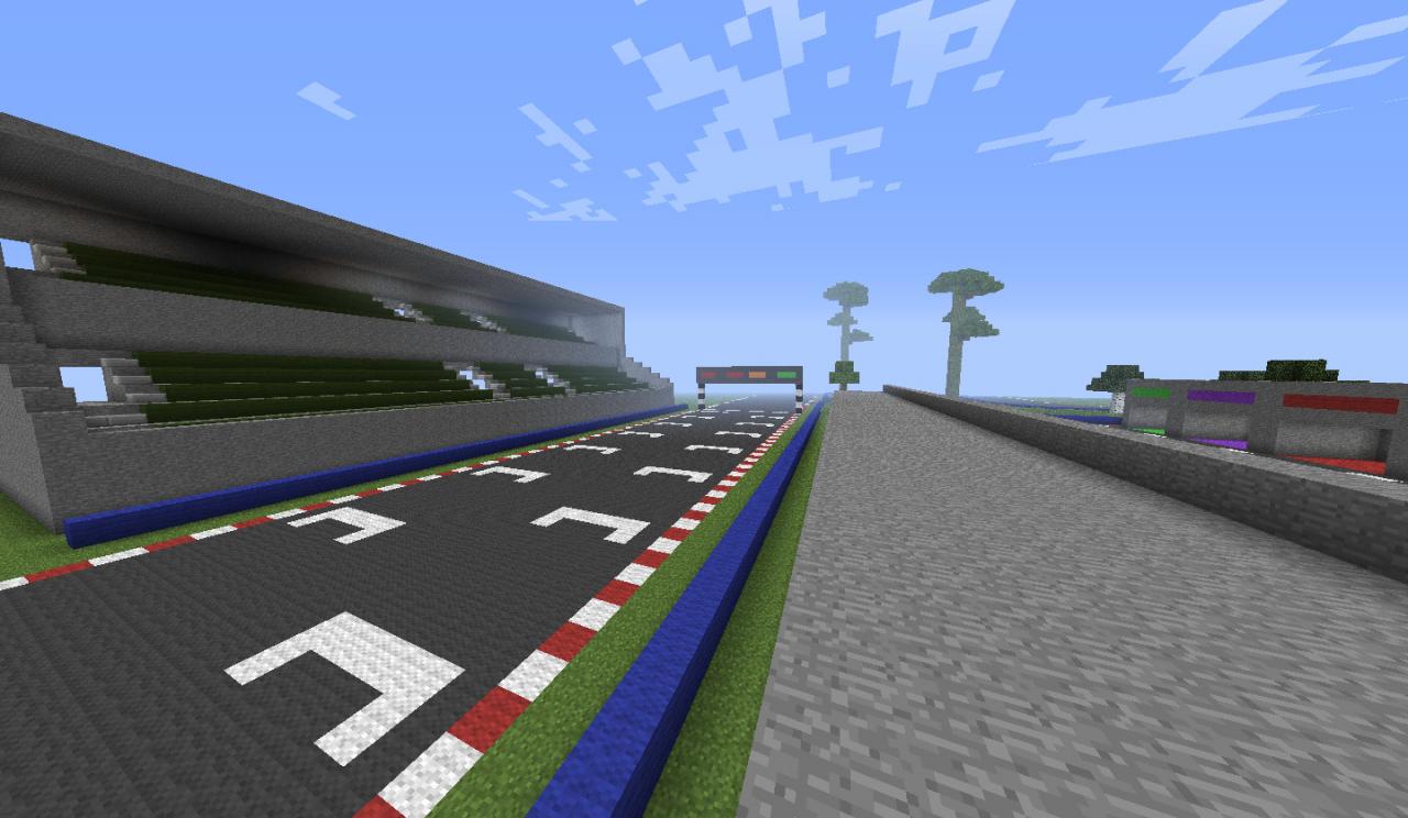 Small Project: Formula 1 Track+download Minecraft Map