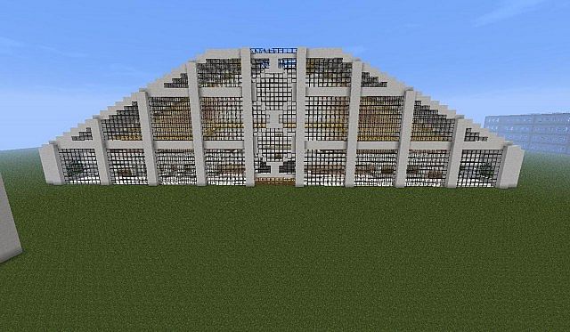 A sports hall with gym Minecraft Map