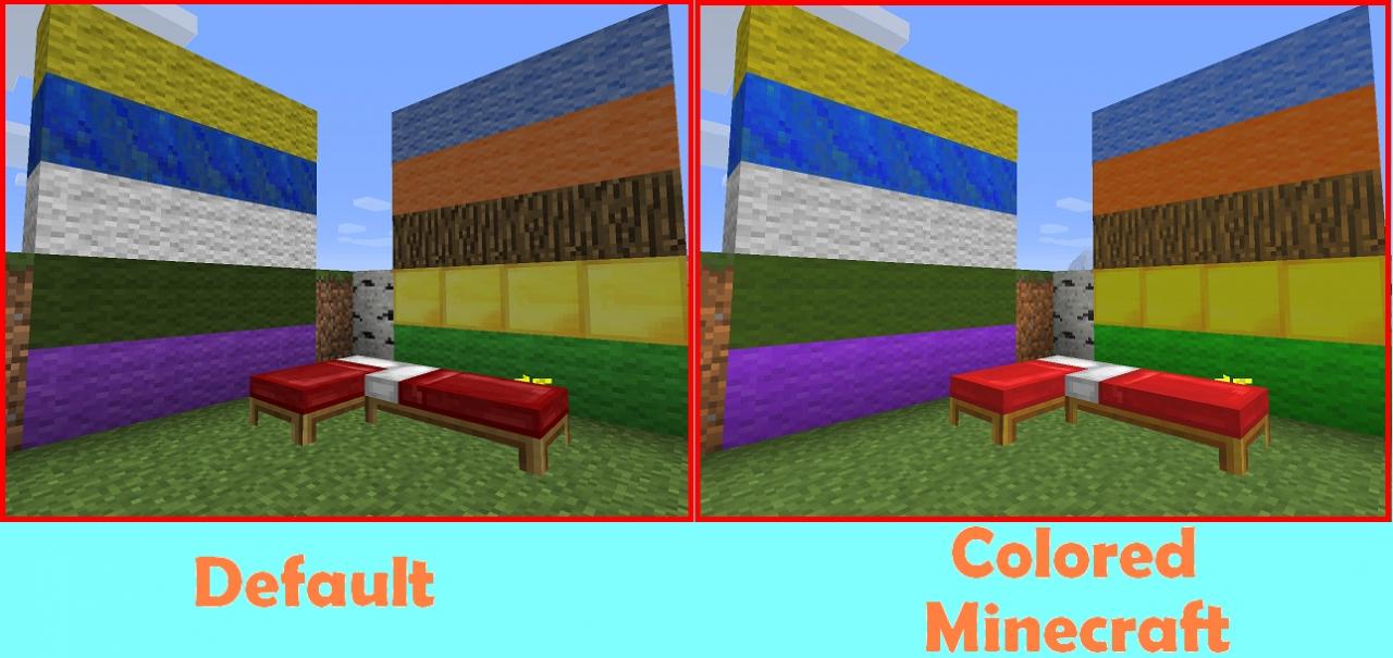 Colored Minecraft 1.4.5 Minecraft Texture Pack