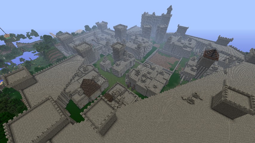 City, Castle, factory and more Minecraft Map