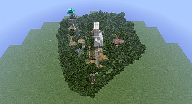 Flat land survival!! Minecraft Map