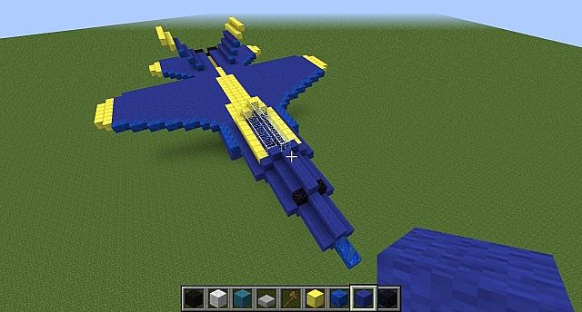 3:1 Blue Angels F/A18 Hornet Minecraft Map