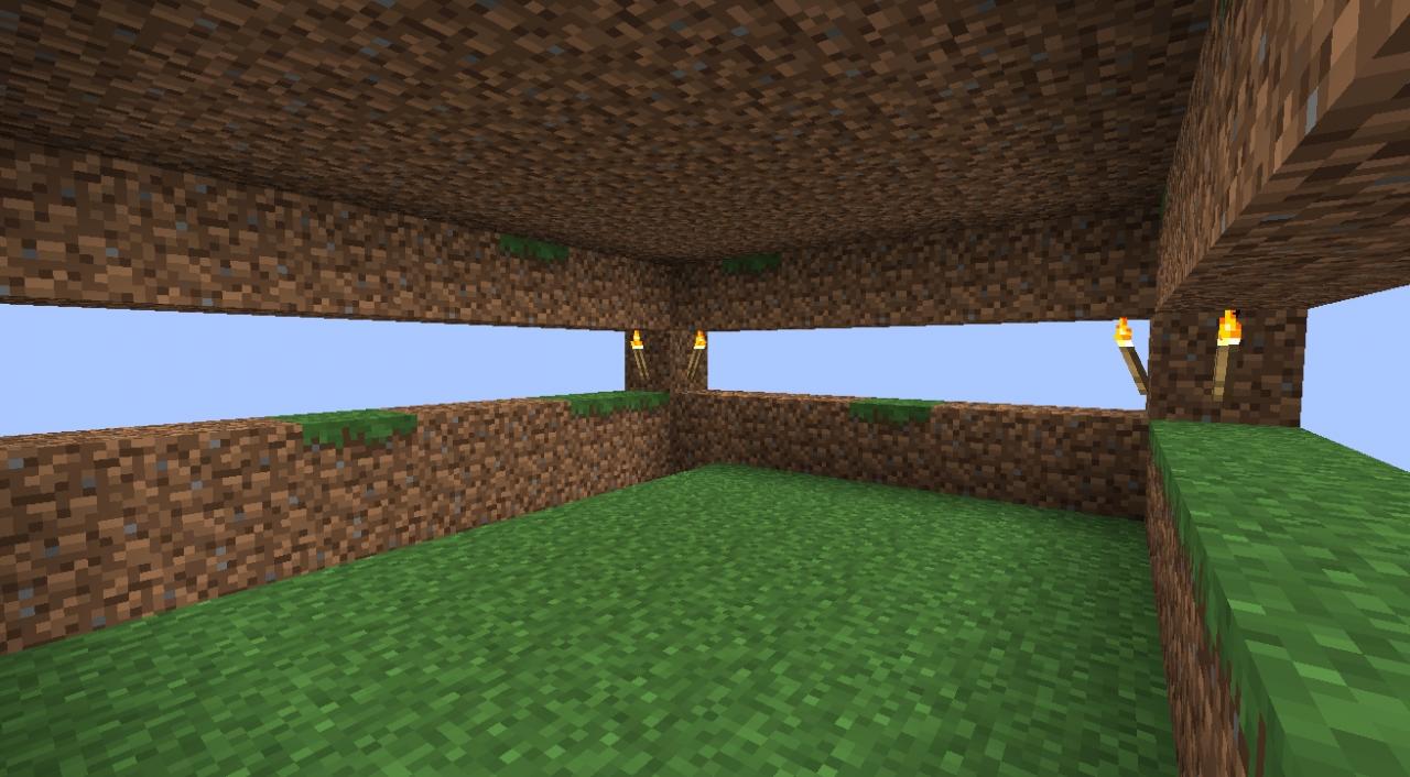 My all Dirt House Minecraft Map