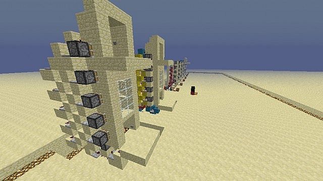 Most Compact Zipper Elevator! 6x6 design! Minecraft Map