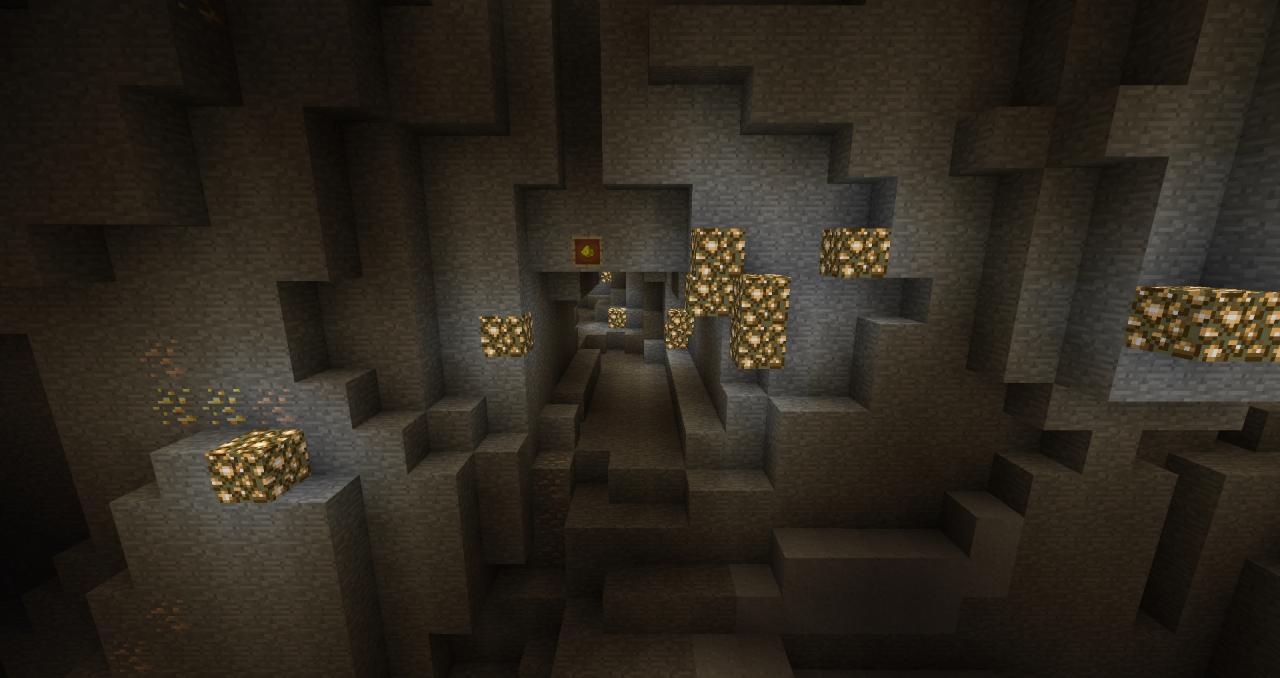 Glowstone caves [Caved in contest] Minecraft Map
