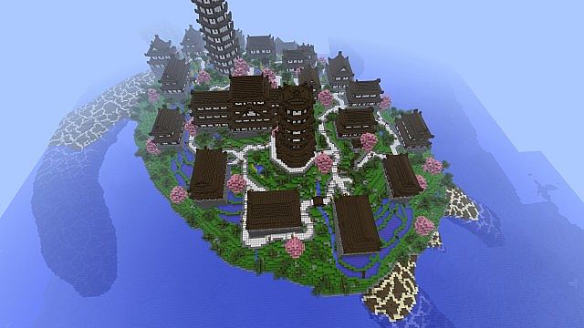 Turtle Island - A Minecraft Timelapse Minecraft Map