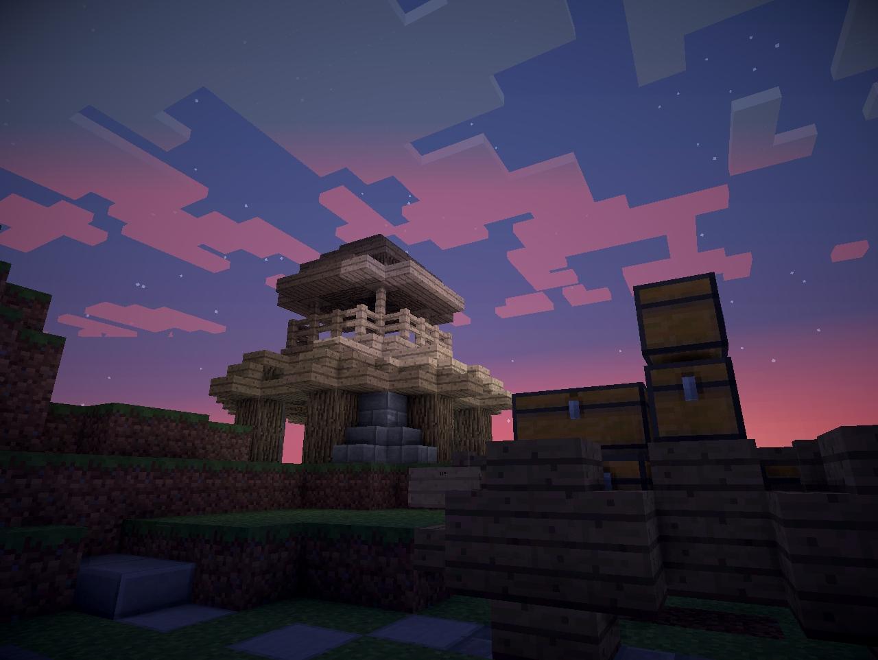 Sky Medieval village v2.0 Minecraft Map