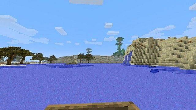 Secluded Oasis Beach House w/ Buried Pyramid Minecraft Map