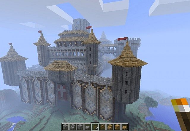 My Castle and town. Minecraft Map