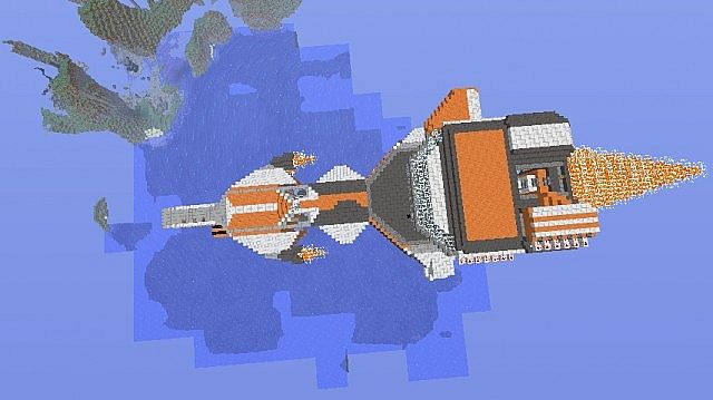 Space Ship (Huge) Minecraft Map