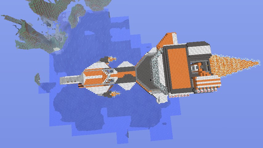 Space Ship (Huge) Minecraft Map