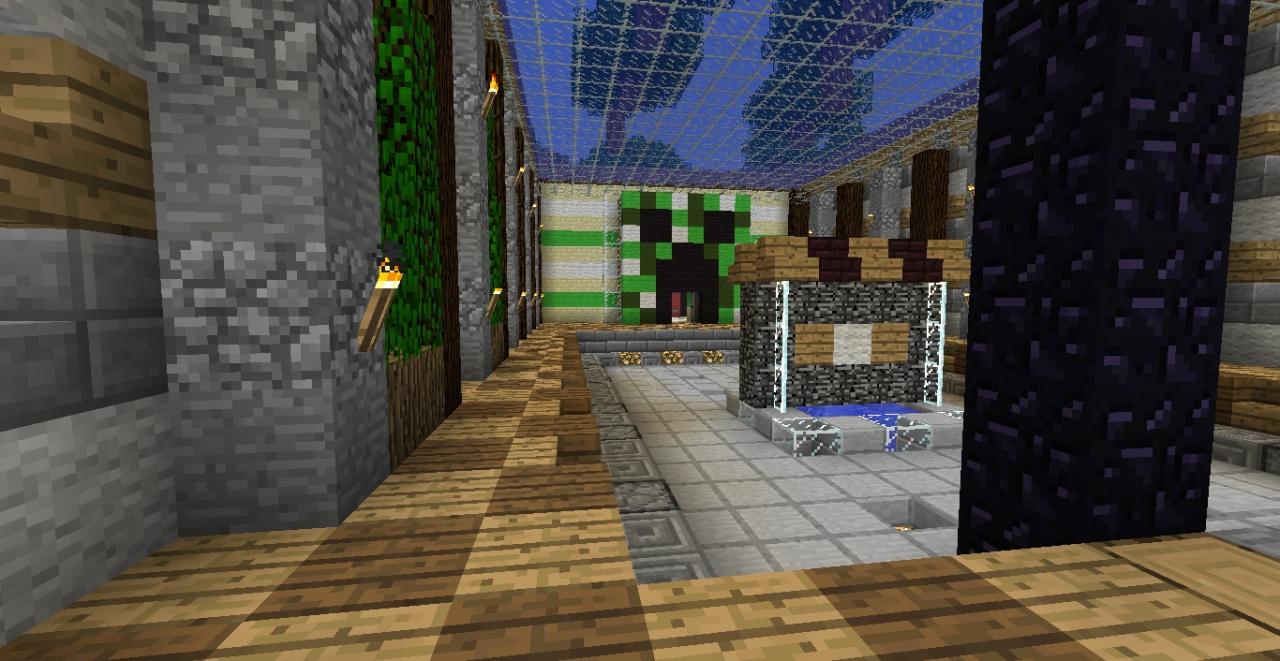 -Mob Bomber Arena!- Survive waves of mobs! Minecraft Map