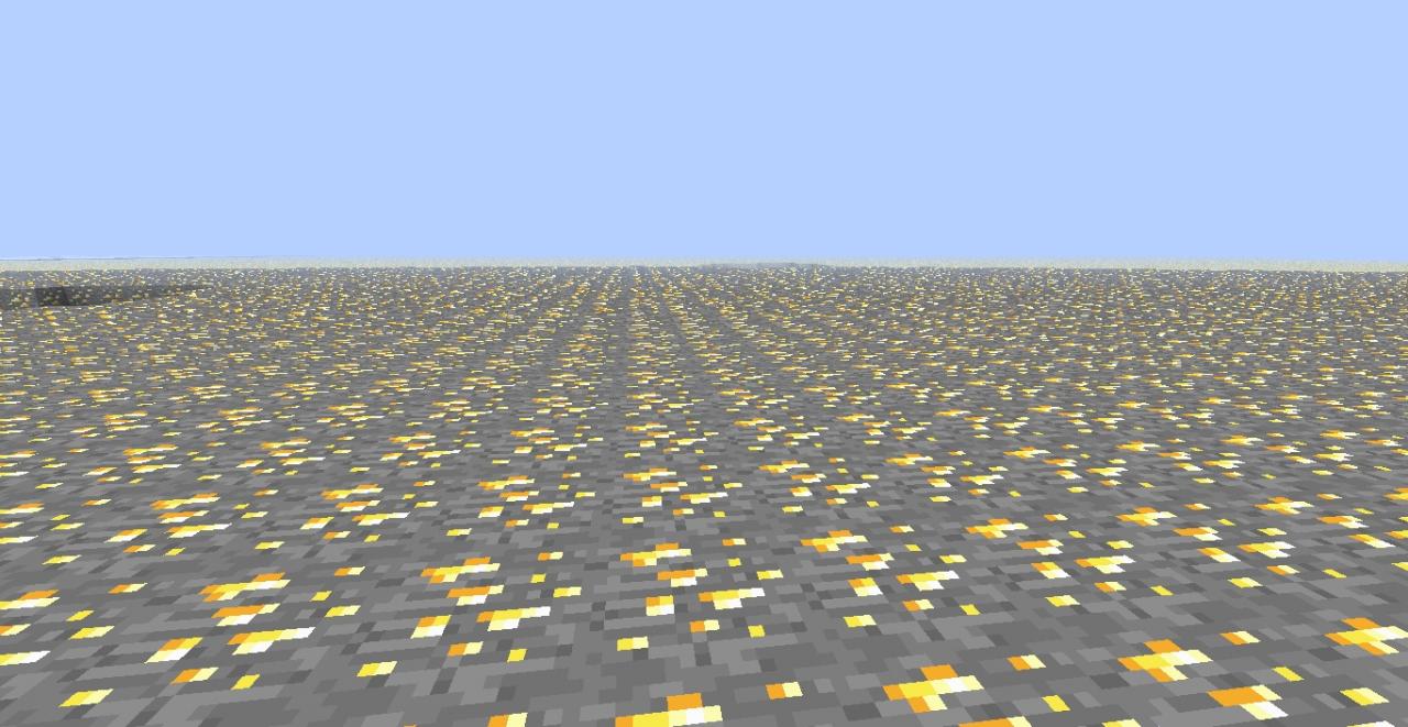 The World Made of Ores Minecraft Map