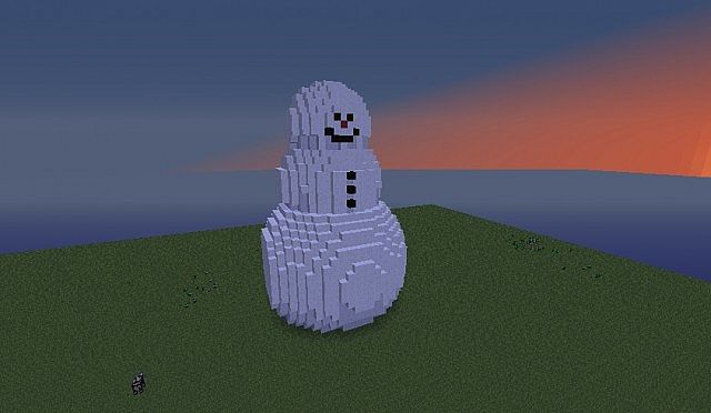 snowman Minecraft Map