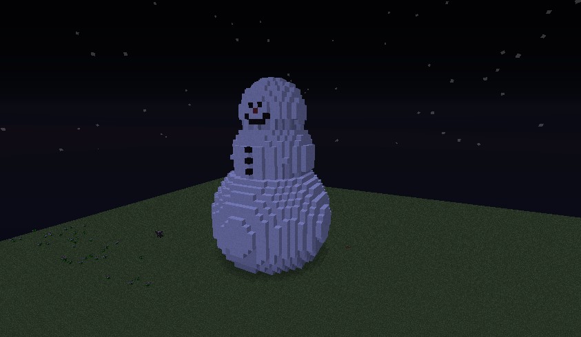 snowman Minecraft Map