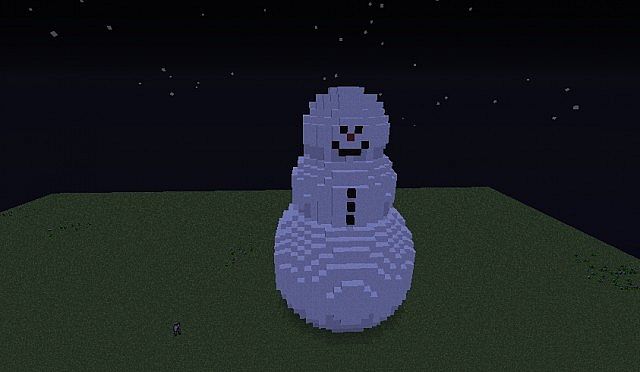 snowman Minecraft Map