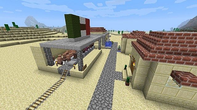 Desert Town/Pueblo Minecraft Map