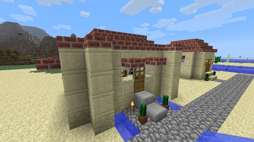 Desert Town/Pueblo Minecraft Map
