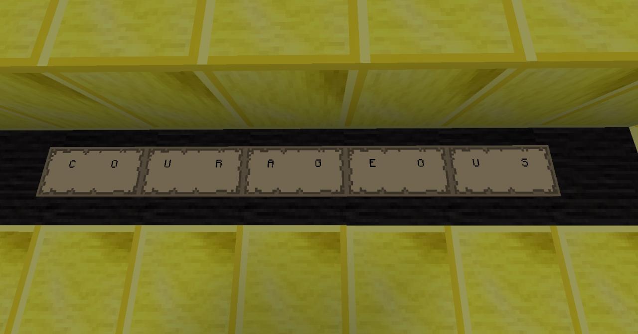 HMS Courageous Minecraft Map