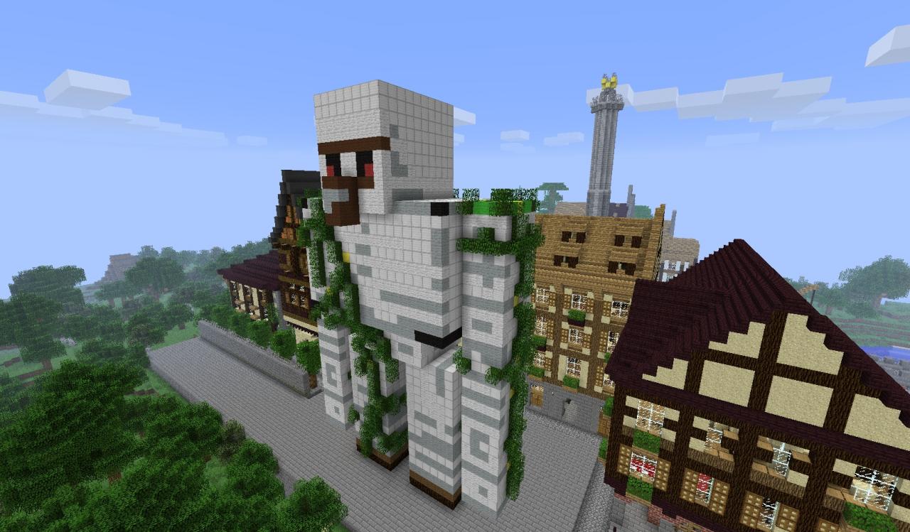 Iron Golem Minecraft Map