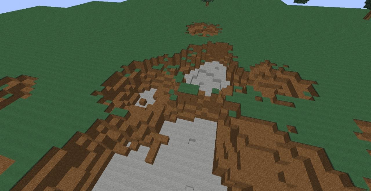 A Nice House Before A TNT Explosion And After :P Minecraft Map