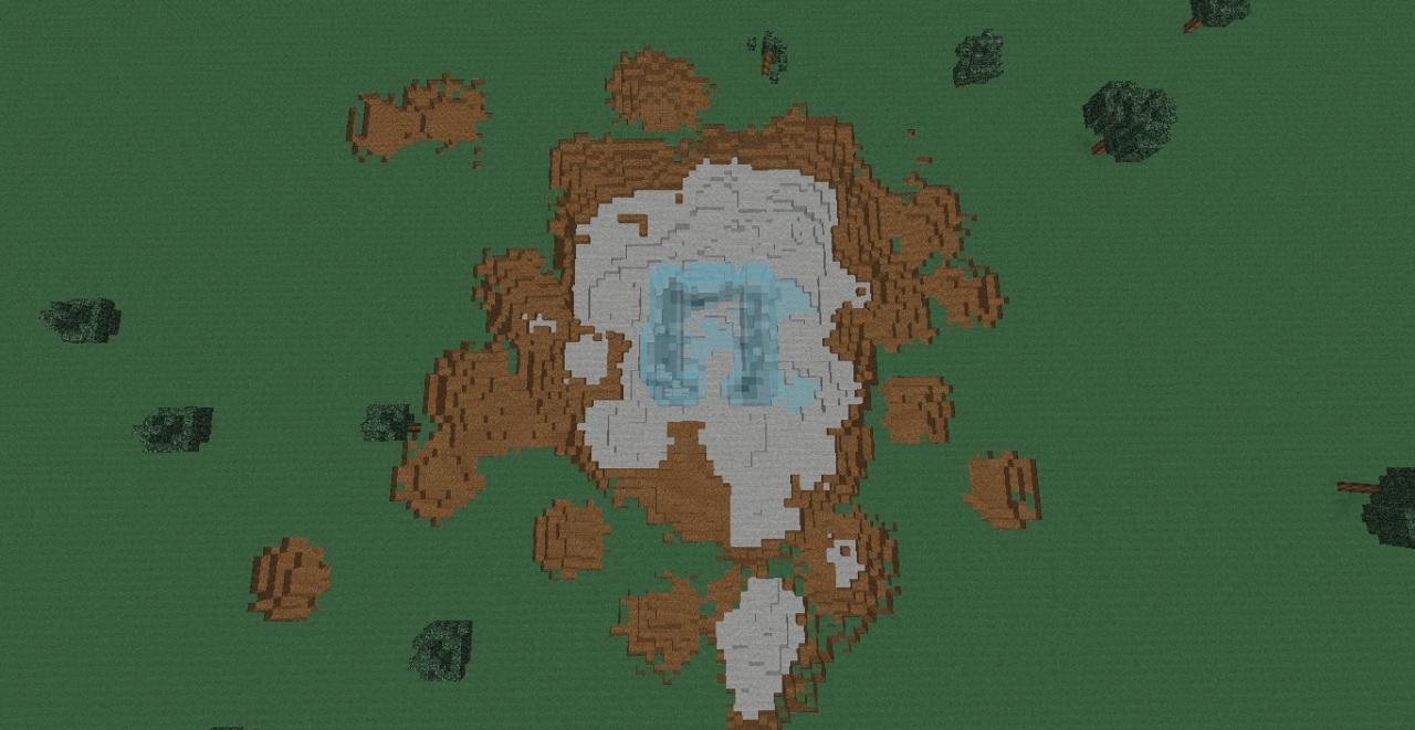 A Nice House Before A TNT Explosion And After :P Minecraft Map