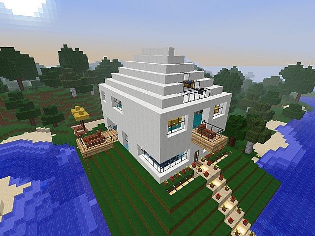 Modern House Minecraft Map