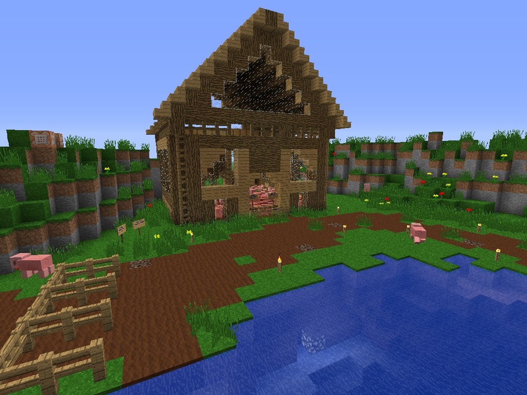 Pig Karting - Farm-Yard Madness! Minecraft Map