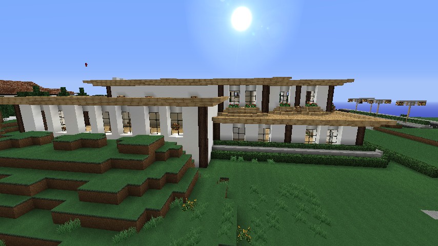 Modern House White mansion/asianic style? Minecraft Map
