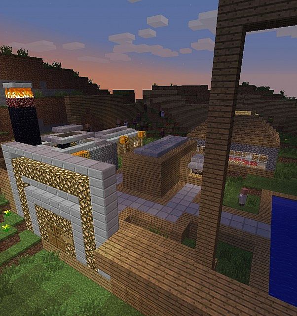 CreakVille! [Small Town Build!] Minecraft Map