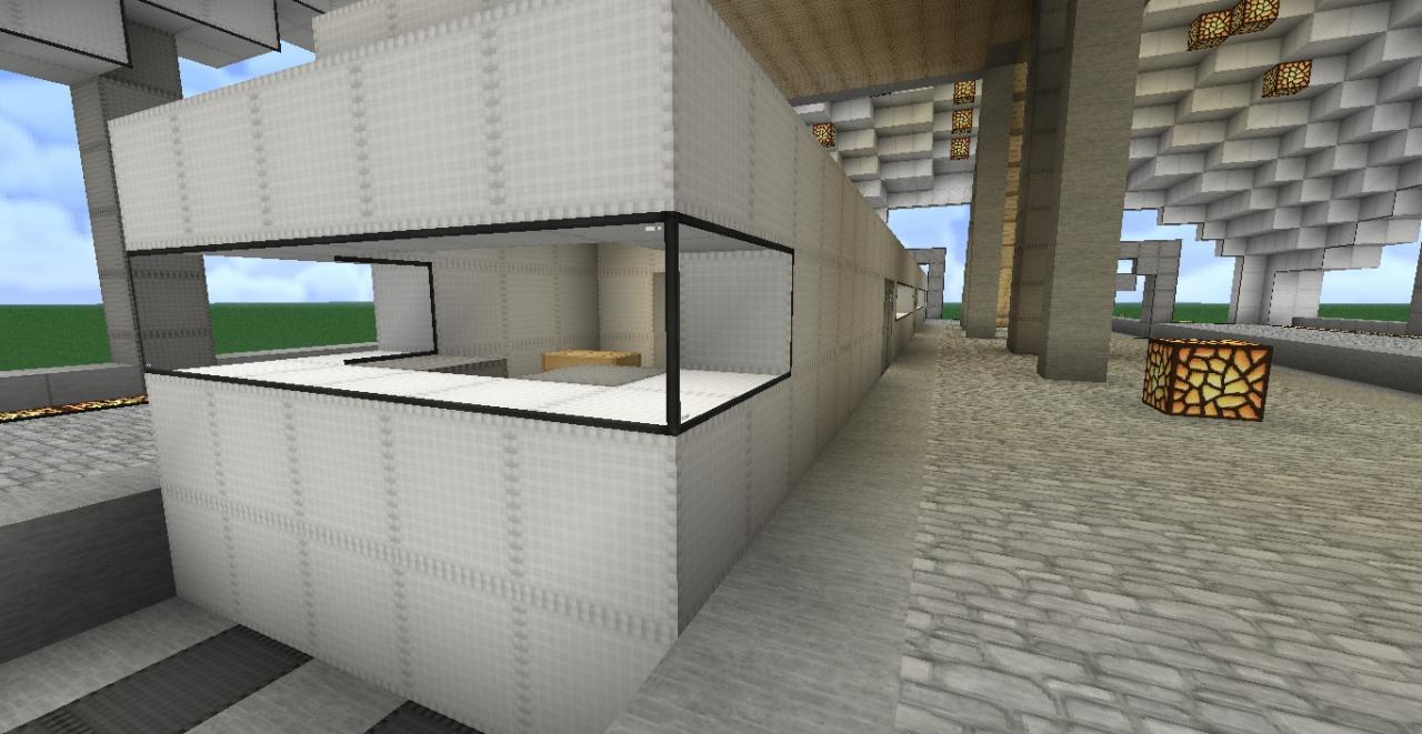 Small Modern Train Terminal Minecraft Map
