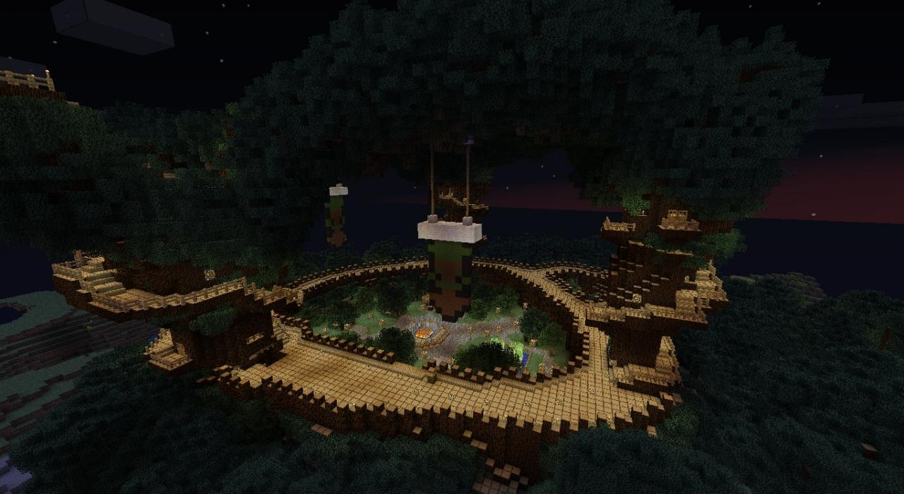 Epic Forest Fortress - Megabuild! Minecraft Map