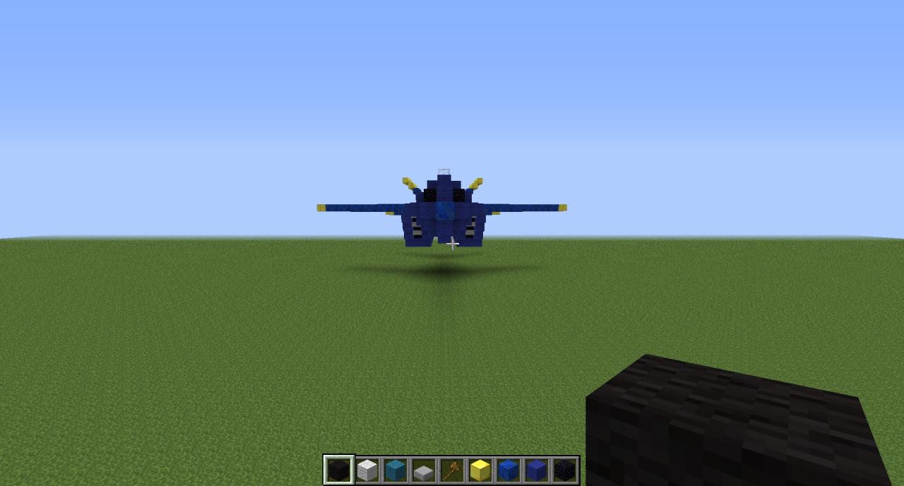 3:1 Blue Angels F/A18 Hornet Minecraft Map