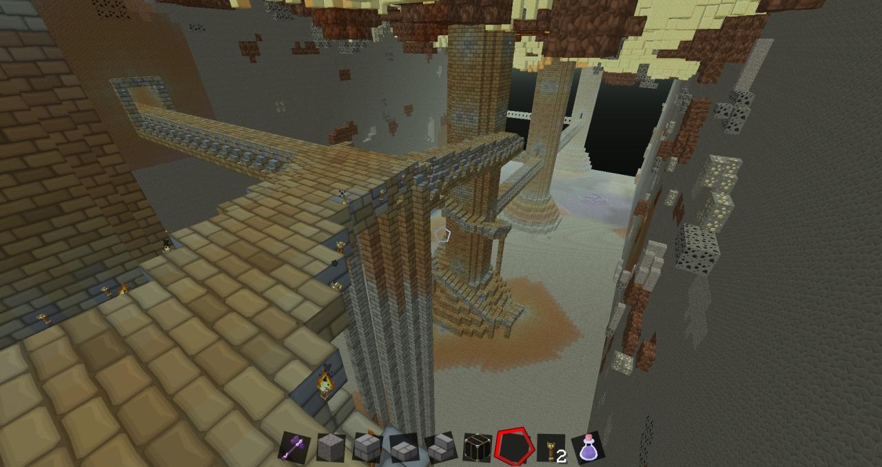 Underground Dwarven city/fortress Minecraft Map