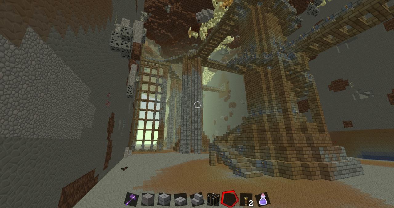 Underground Dwarven city/fortress Minecraft Map