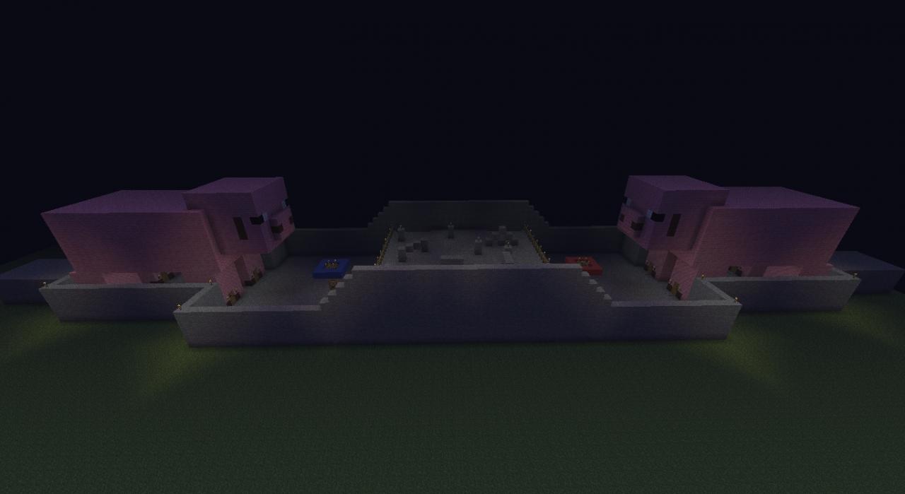 TNT PvP Pig Defense Minecraft Map