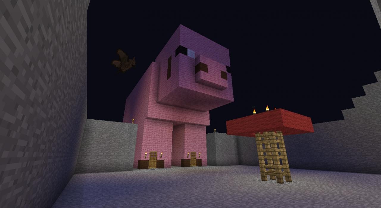 TNT PvP Pig Defense Minecraft Map