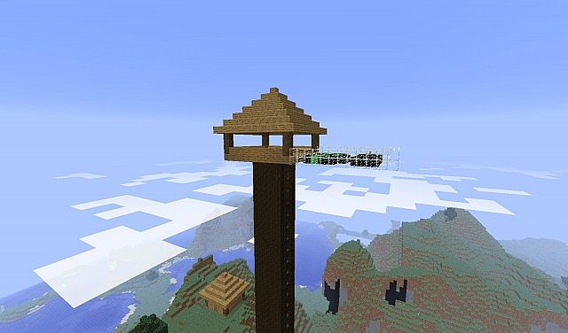 Creeper Tower :D Minecraft Map