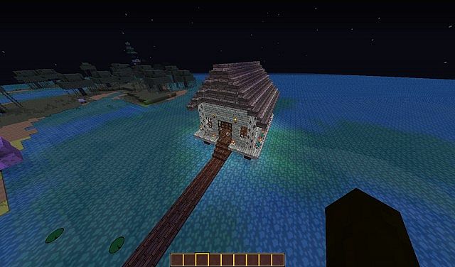 House on the water Minecraft Map