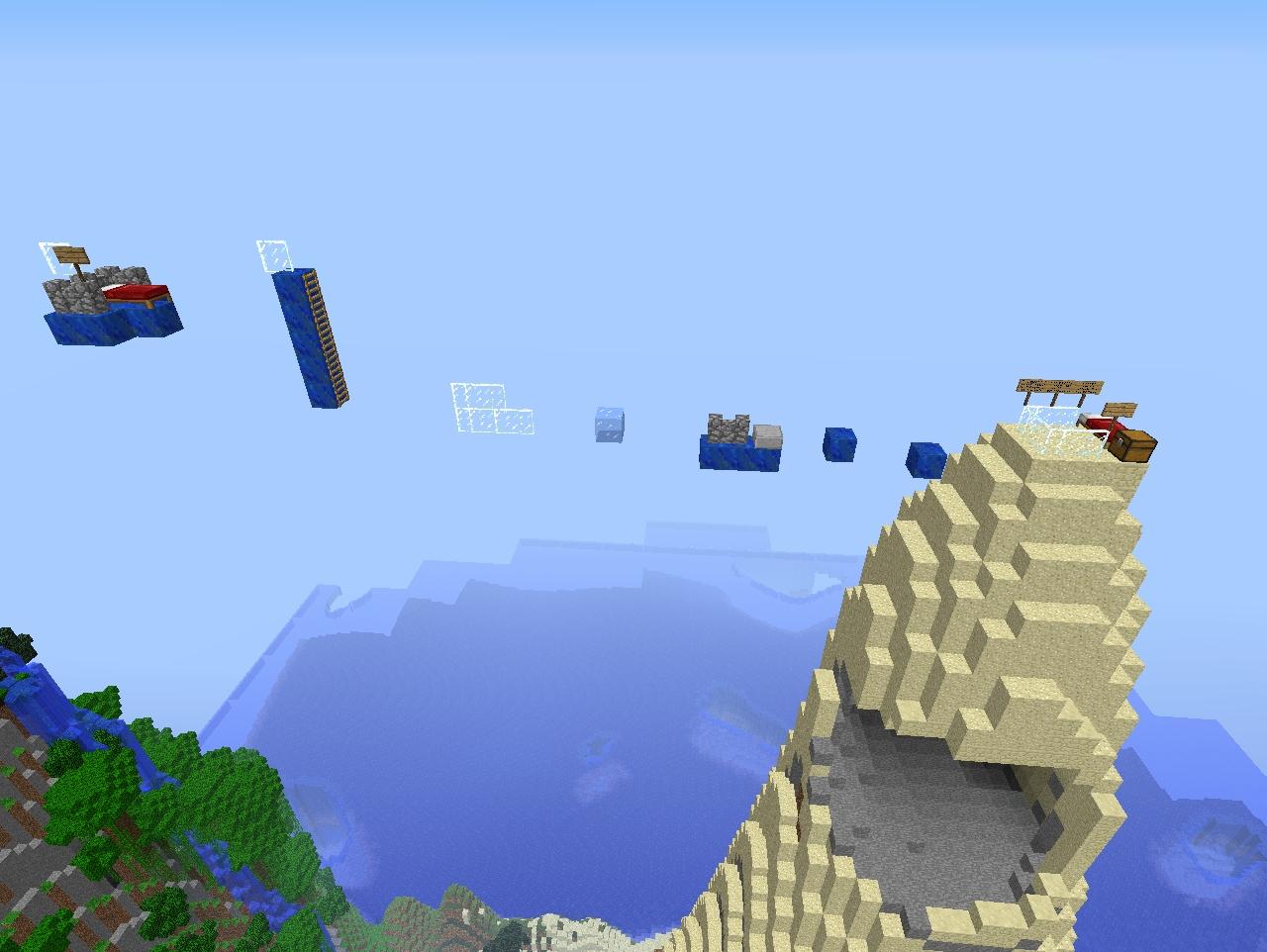 Parkour - Two Mountains Minecraft Map